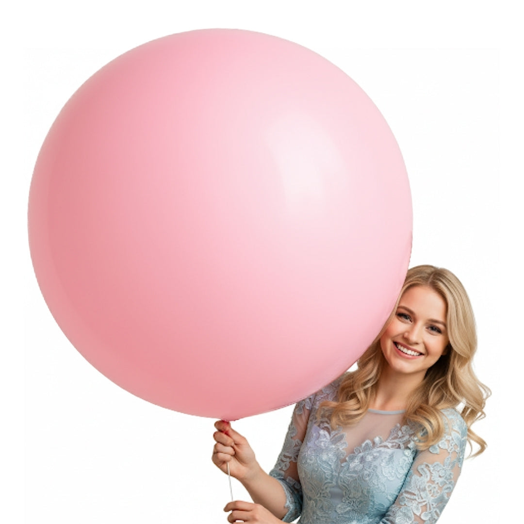 Macaron Pink Bladder Balloon - 36 inches - 1PC – Wanna Party