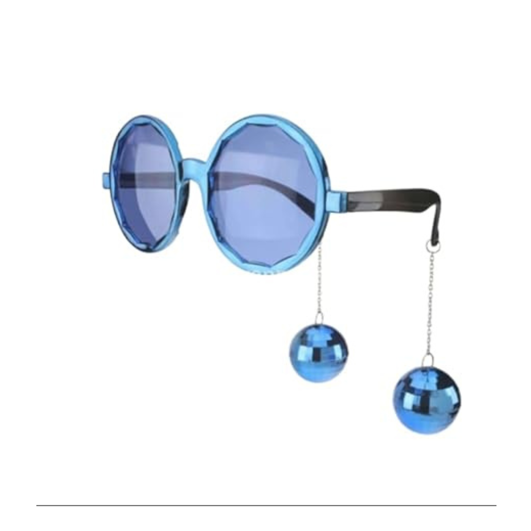 Disco Ball Shades Blue - Fun Party Favor - 1PC – Wanna Party