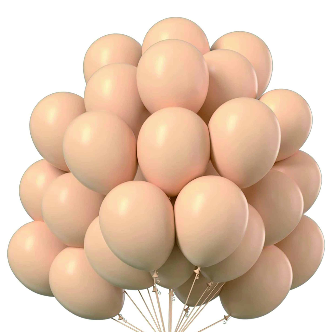 Apricot Beige or Skin Color Latex Balloons 10" - 20 PC – WannaParty
