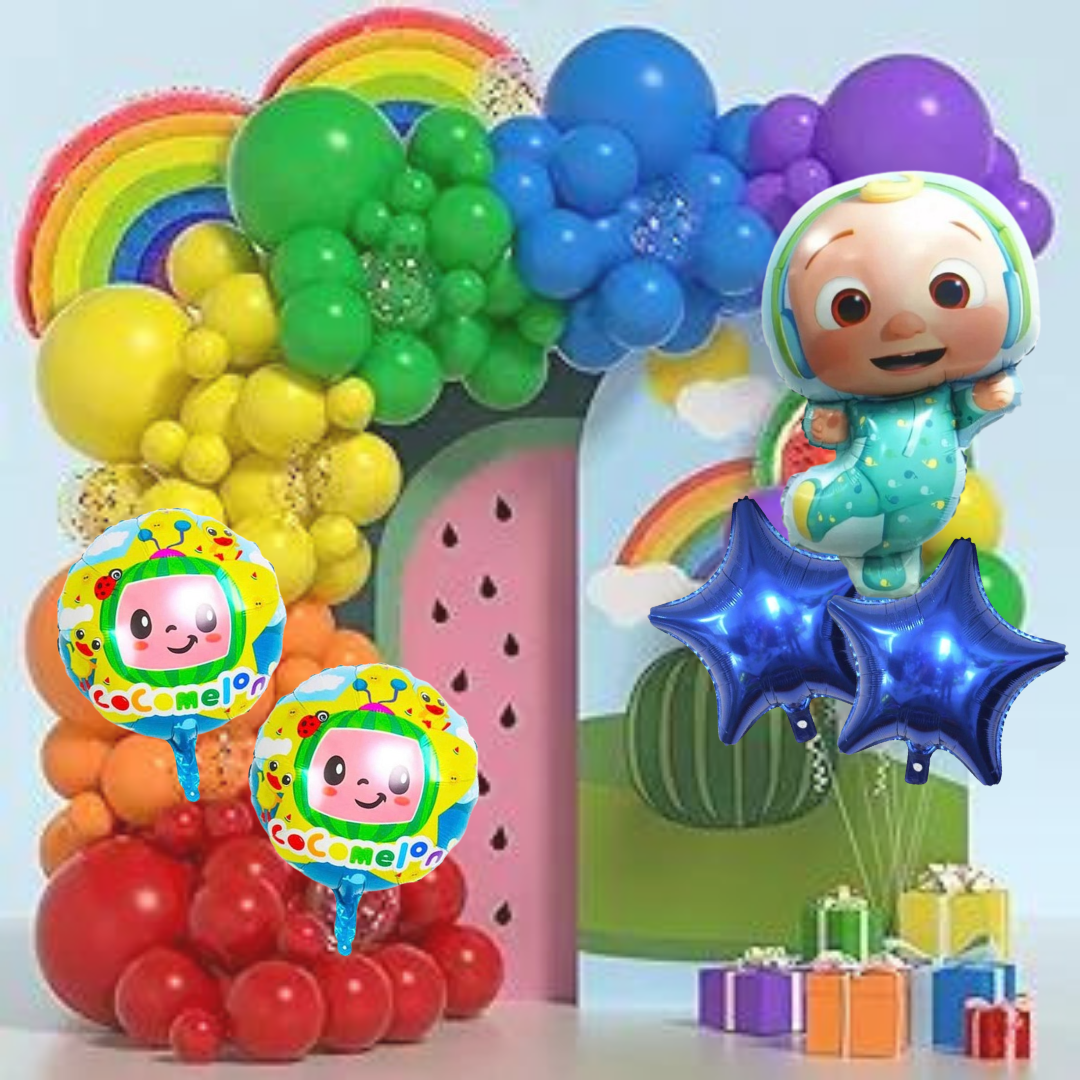Cocomelon Party Balloons - Set of 5 – WannaParty