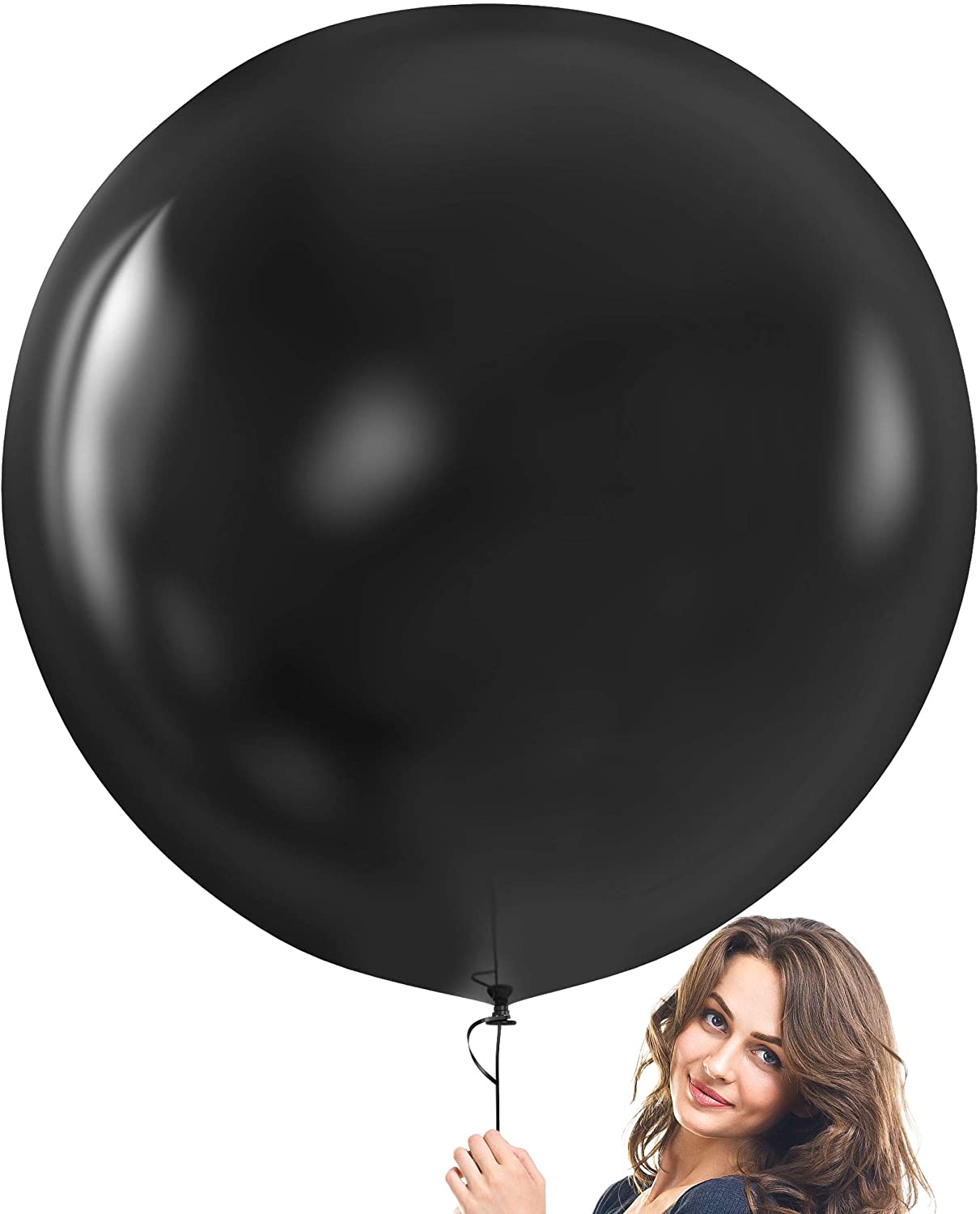 Black Giant Bladder Balloon - 36 inches - Helium Quality - 1PC – Wanna ...