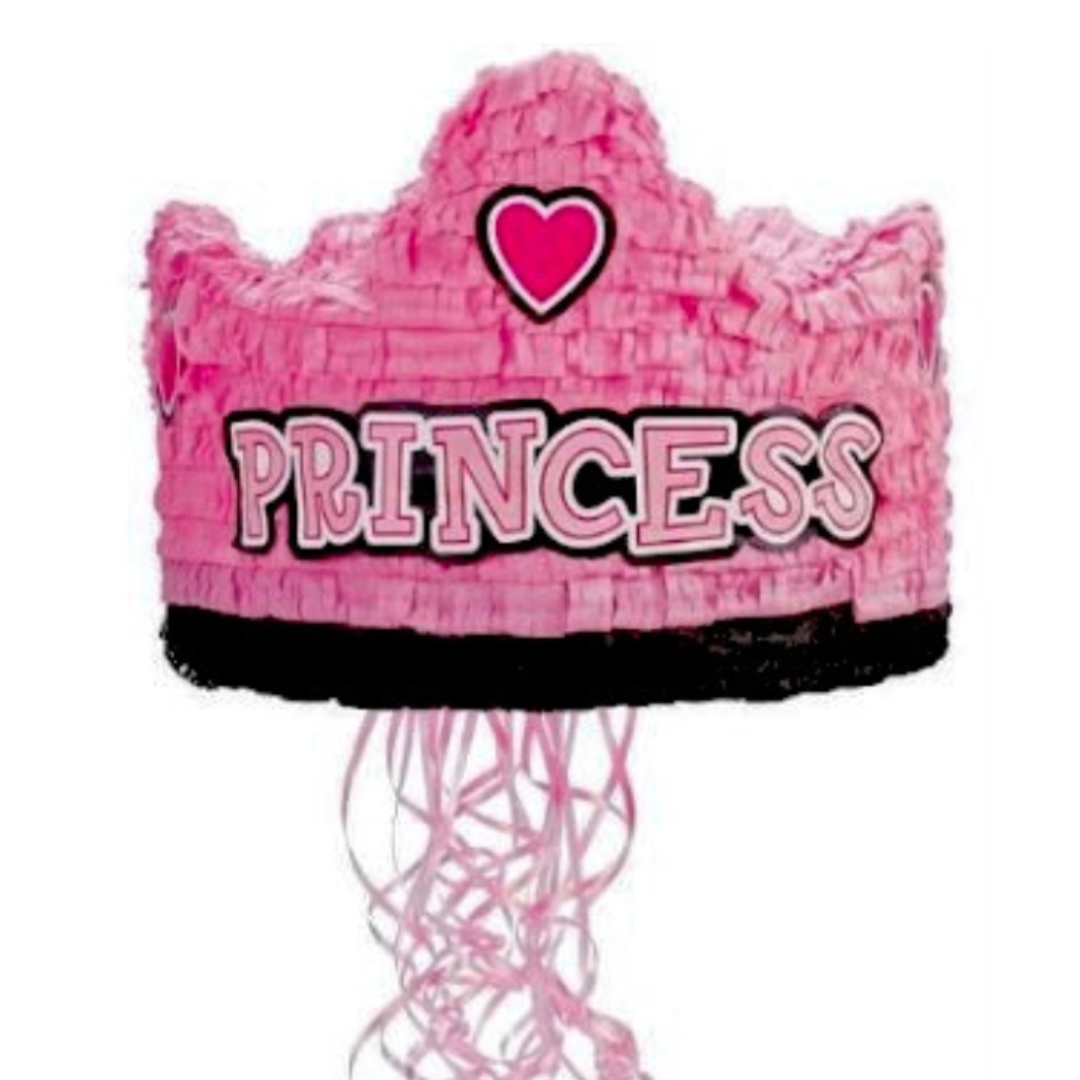 Princess Crown Pull String Pinata – WannaParty