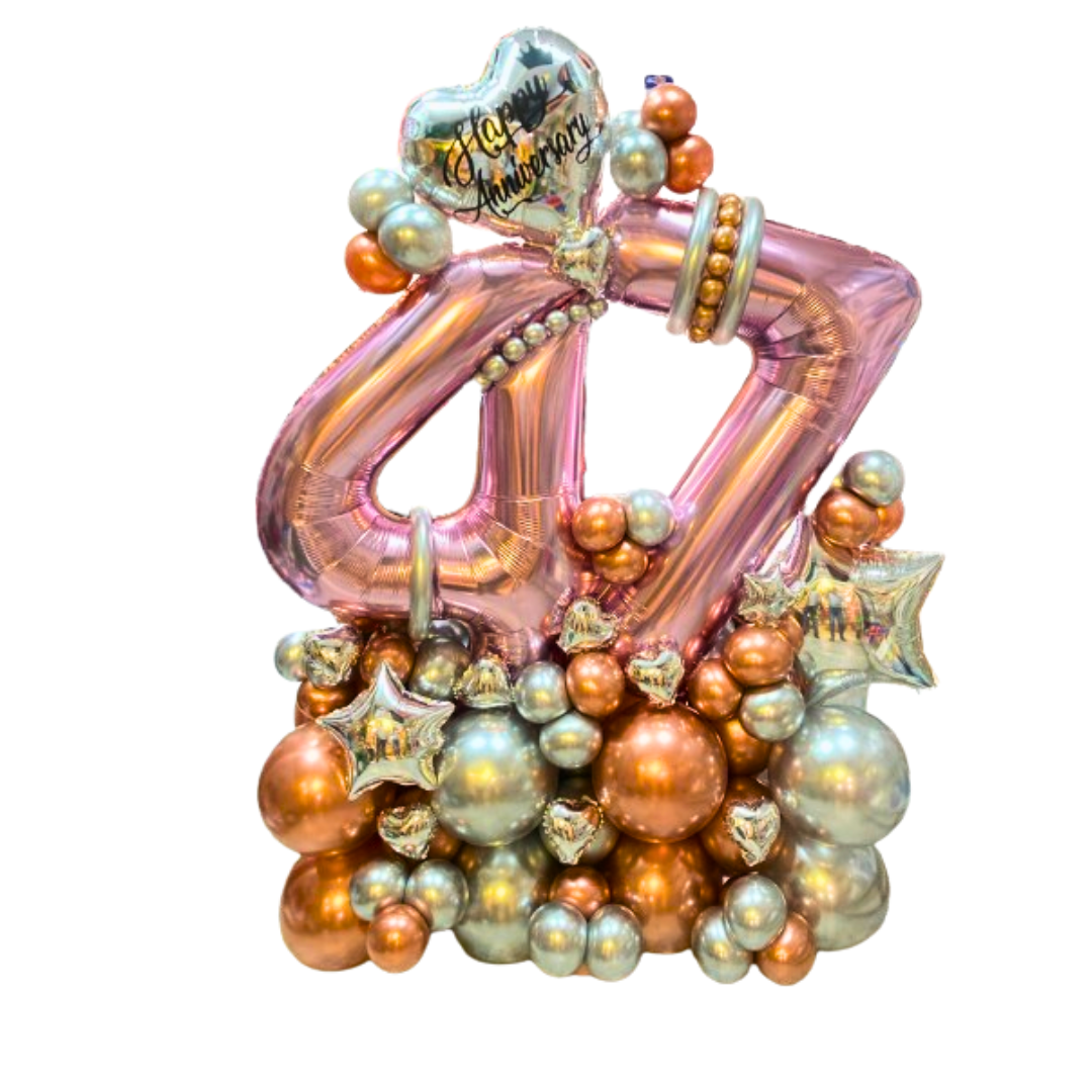 Balloon Bouquet - 47th Anniversary – Wanna Party